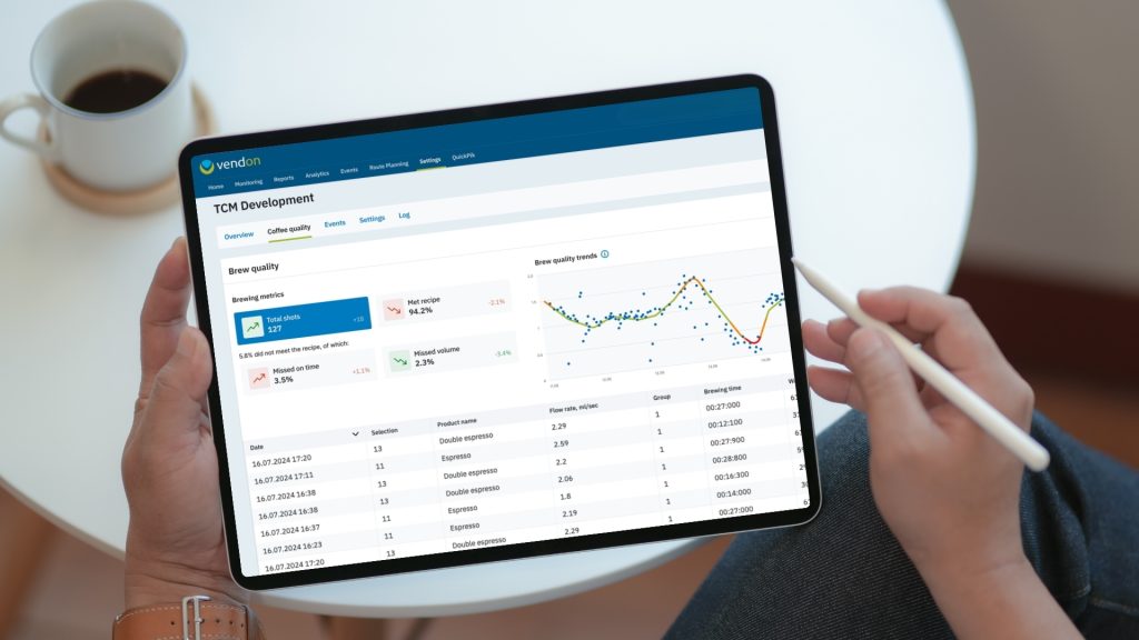 Vendon unveils advanced telemetry for traditional espresso machines ...